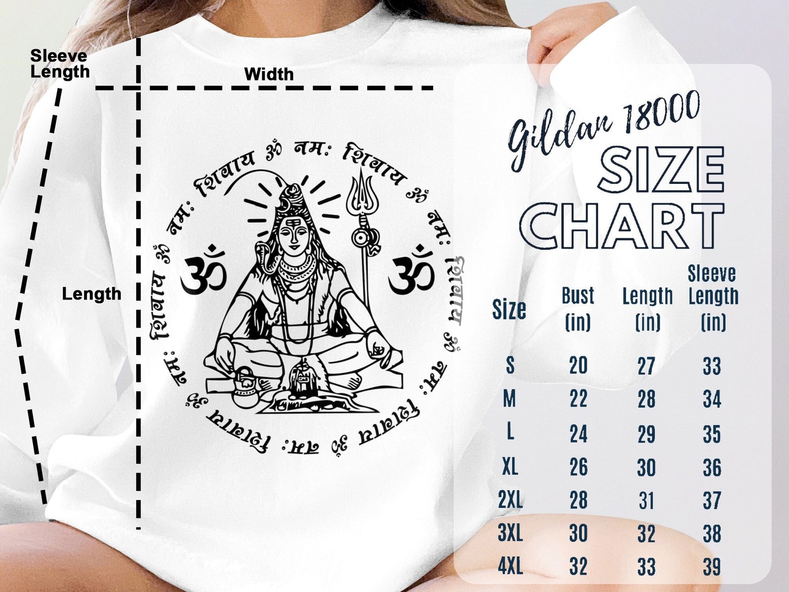 Lord Shiva T-shirt, Hoodie & Sweatshirt - Unique Unisex Hindu Apparel ...
