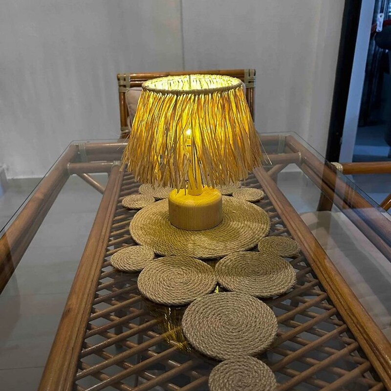 Jute Tablecloth - Etsy