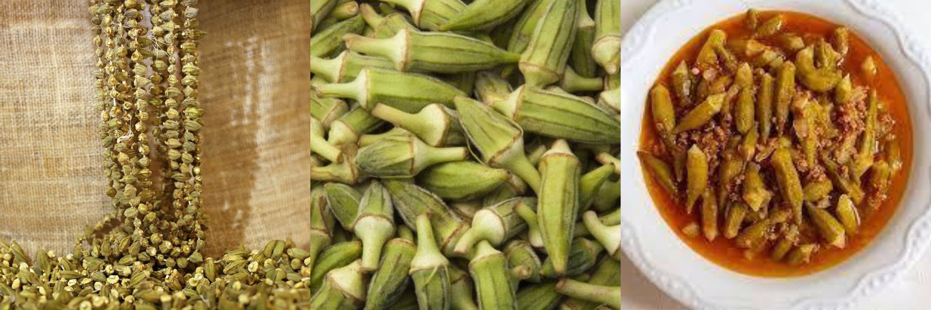 Traditional Okra Dried Naturally From Our Garden, Natural Sun-dried ...
