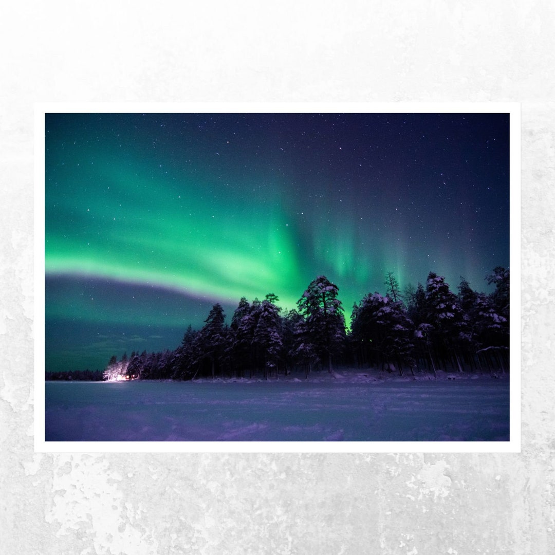 Aurora Borealis Photo digital / Wall Art / Print / Poster / Digiprint ...