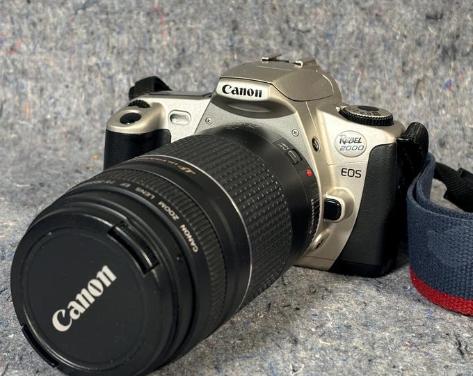 Canon Rebel 2000 Eos SLR Film Camera With Canon EF 75mm - 300mm F/4.0-5 ...