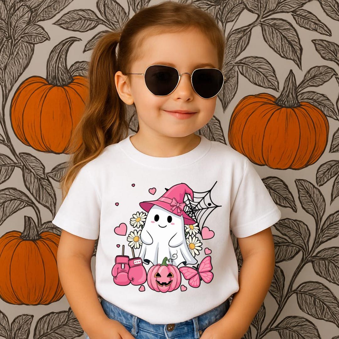 Halloween Girls Ghost Shirt Png,cute Toddler Halloween Shirt Boo Girls ...