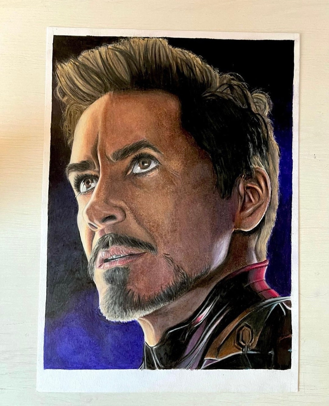 Iron Man Tony Stark Drawing - Etsy