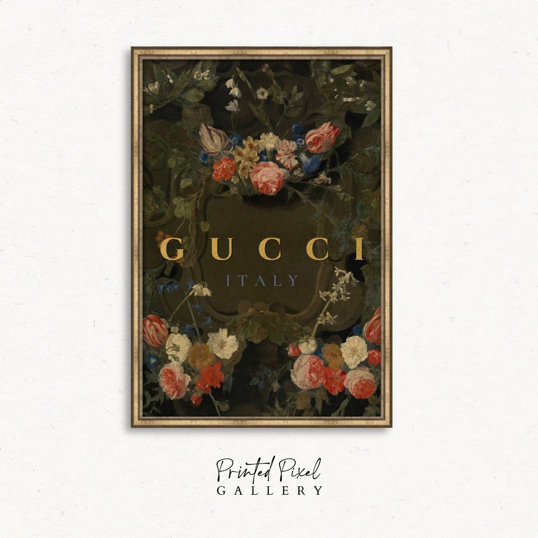 Classic Luxury Print | Vibrant Wall Art | Printable Digital Artwork for ...