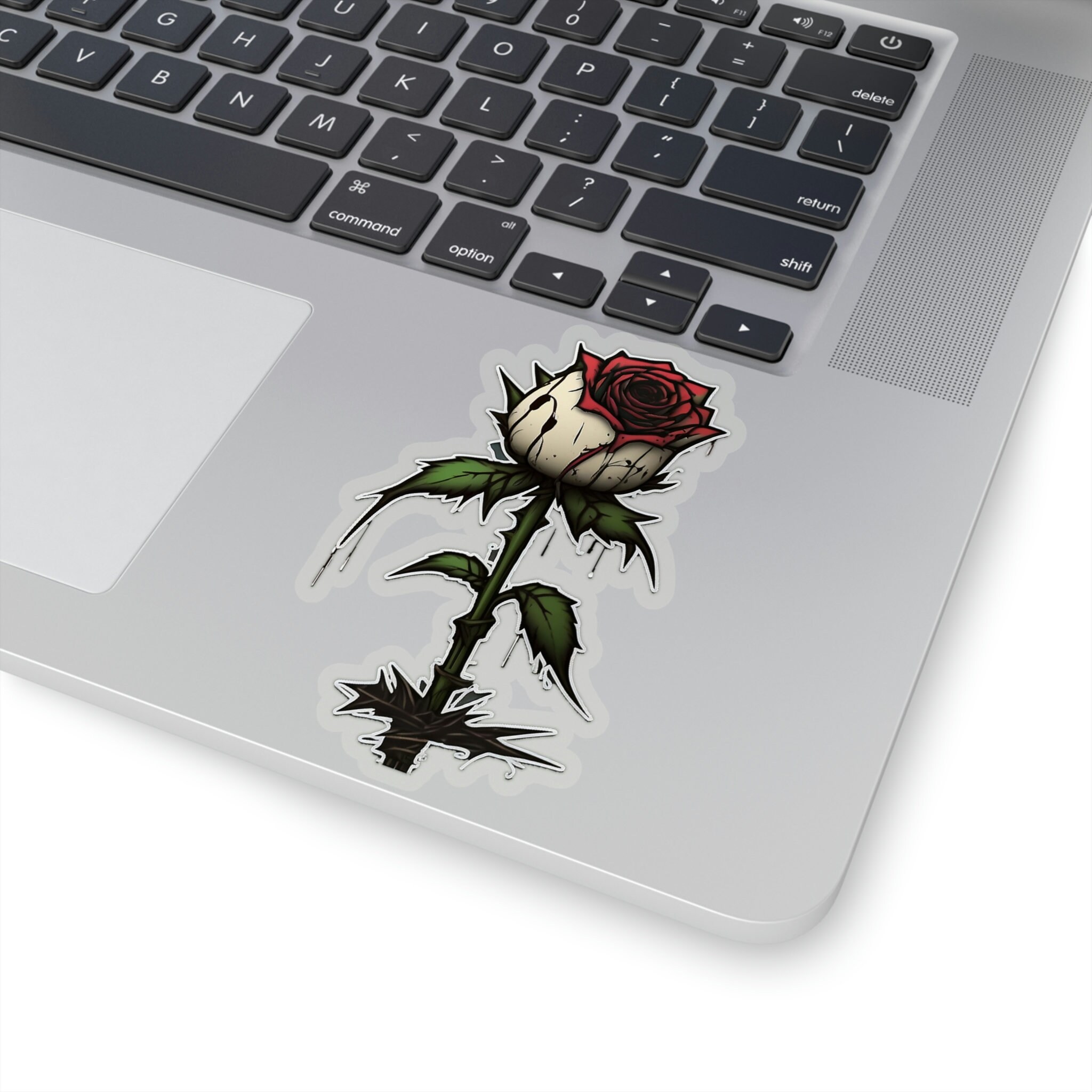 Rose Logo Stickers Emo Skater Decal Sticker Art - Etsy