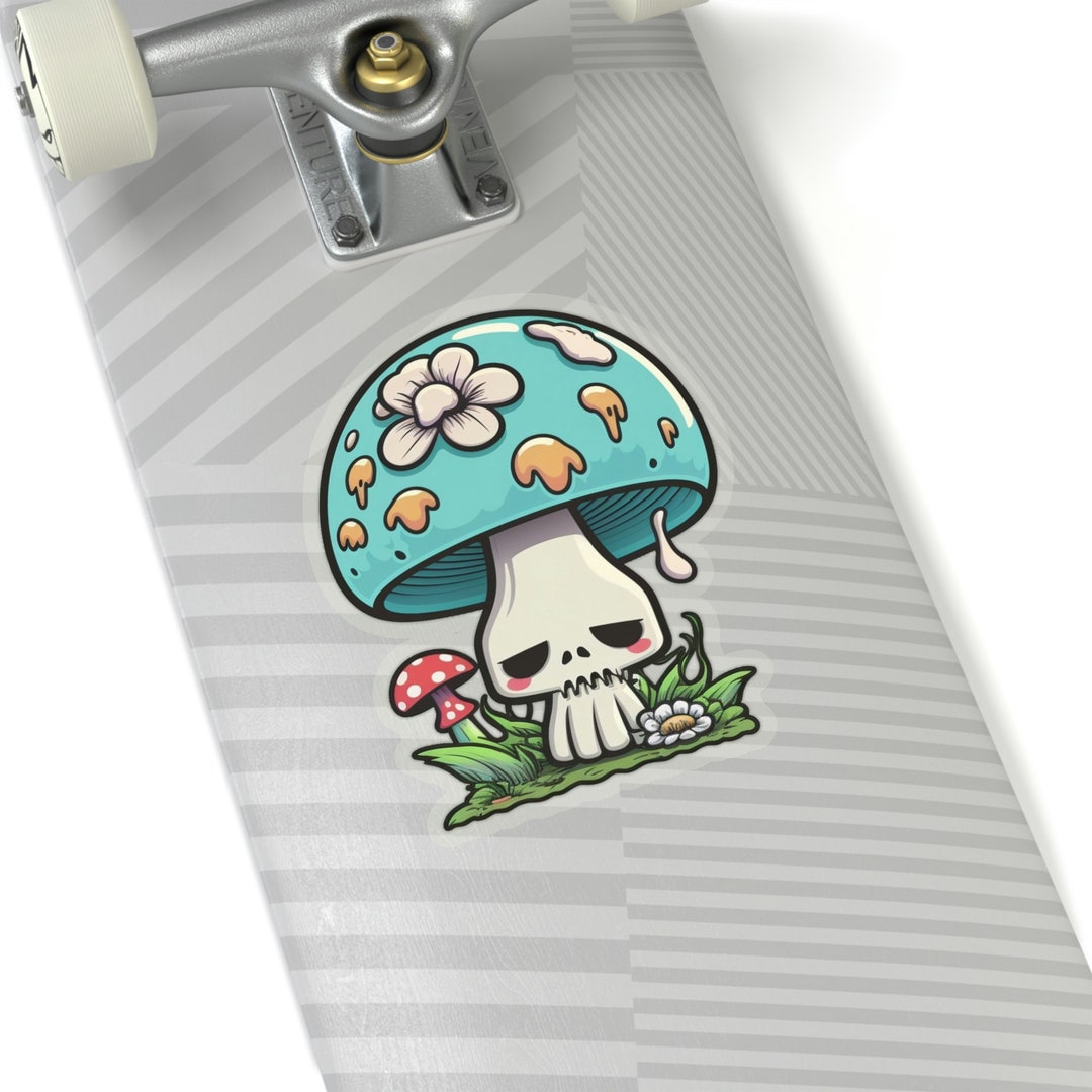 Cute Mushroom Stickers Emo Skater Decal Sticker Art - Etsy