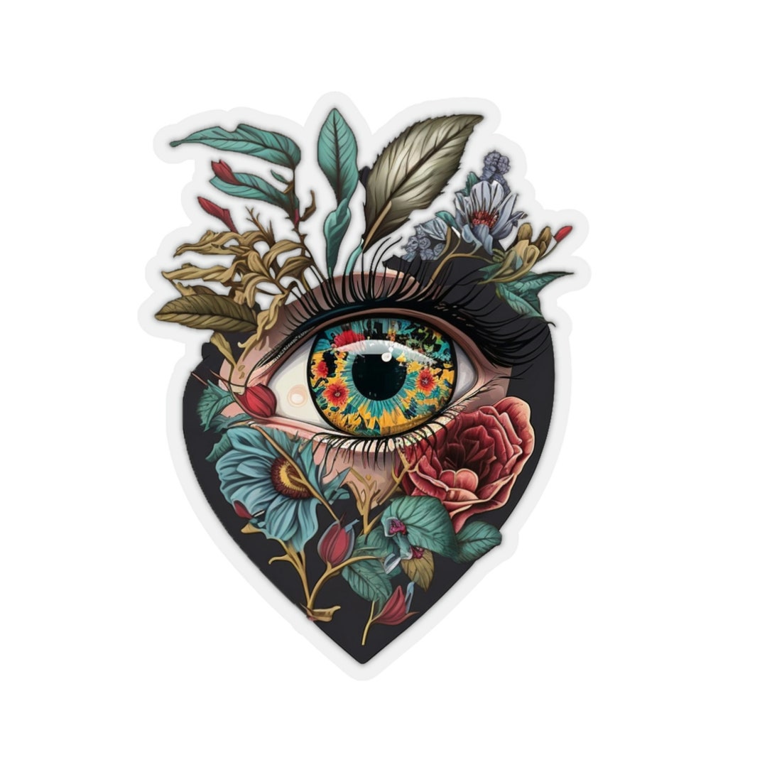Eye Heart Stickers Emo Skater Decal Sticker Art - Etsy