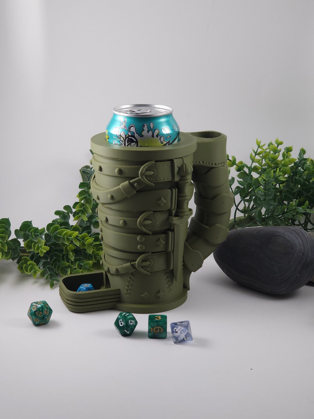 Rogue Dice Tower Can Holder Ranger Dice Roller +FREE DICE SET Tabletop ...