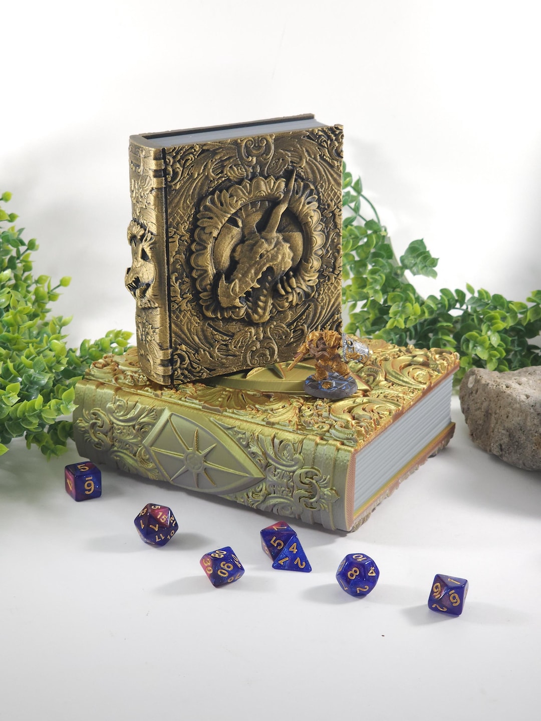Dragon Tome Secret Book Storage Trinket Box/gift for Book Lover,book ...