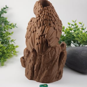 Barn Owl Dice Tower Dice Roller +FREE DICE SET Tabletop Game Dnd Forest ...