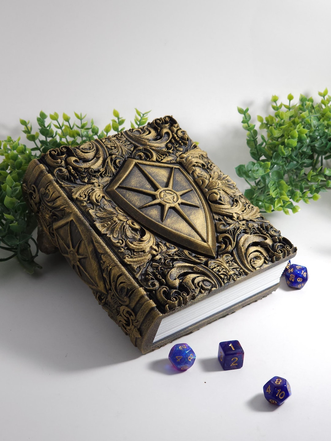 Paladin Tome Dice,card&mini Holder,dice Roller/free Dice/shield ...