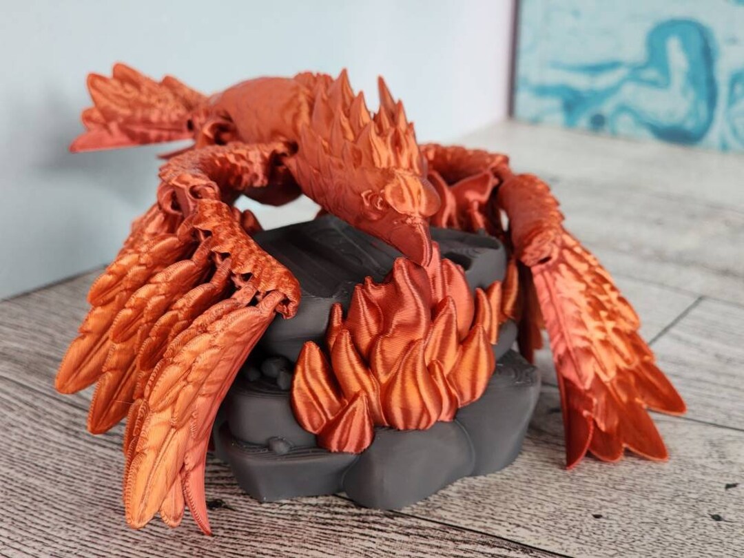 Phoenix Fire or Ice Greek Mythology Bird Fidget Desk Toy - Etsy