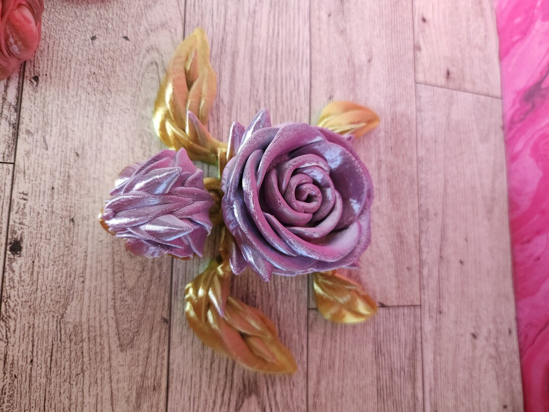 Rose Turtle Fidget Sensory Desk Toy Love B-day Favors Flower Power ...