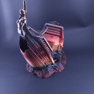 Sunken Pirate Ship Dice Tower Boat Dice Roller Tabletop Game Dnd Pirate ...
