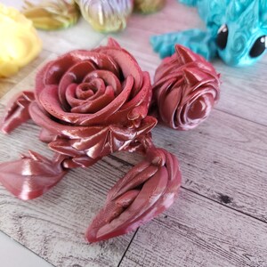 Rose Turtle Fidget Sensory Desk Toy Love B-day Favors Flower Power ...