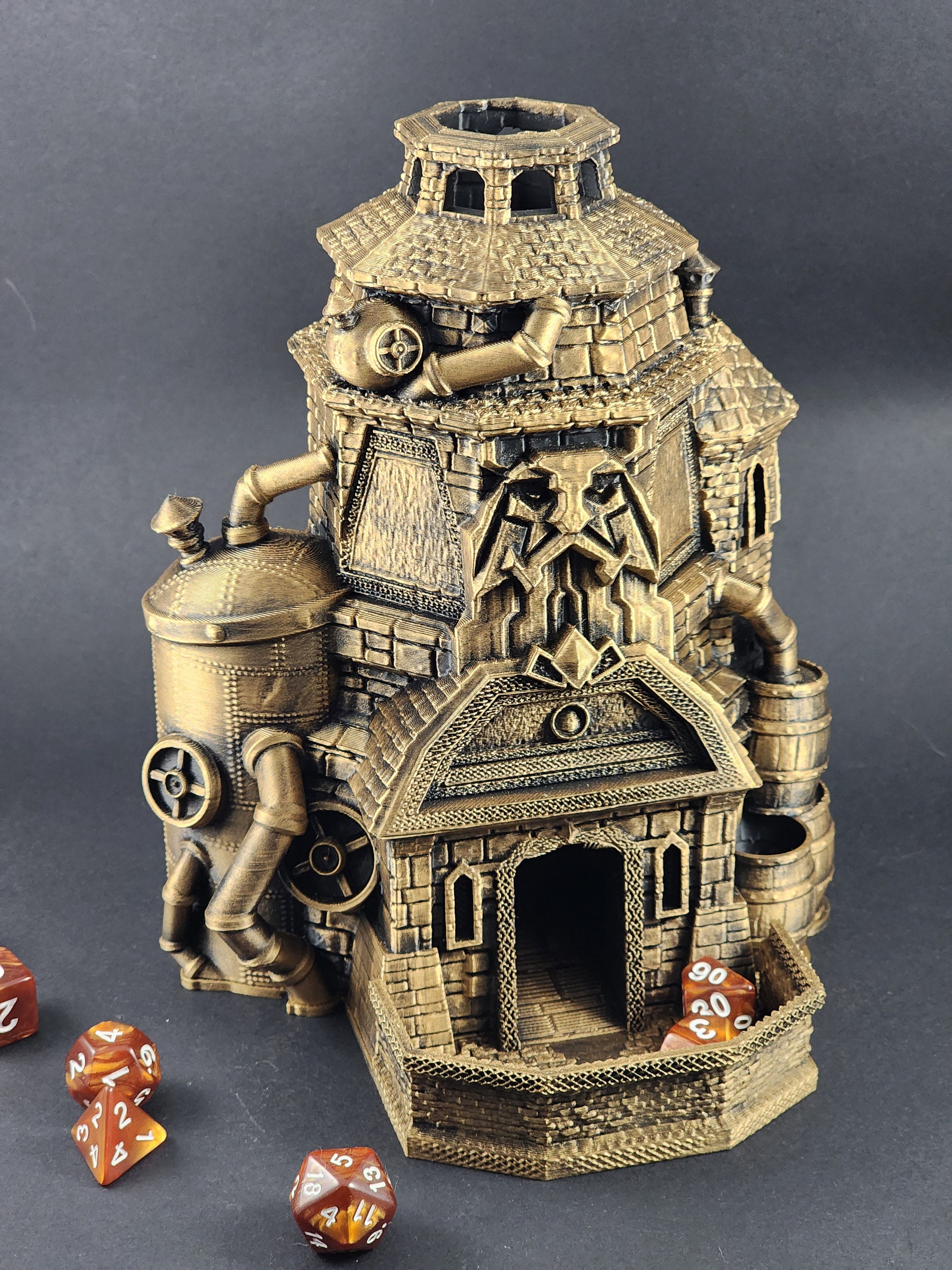 Dwarven Brewery Dice Tower Steampunk Dice Roller Tabletop Game Dnd ...