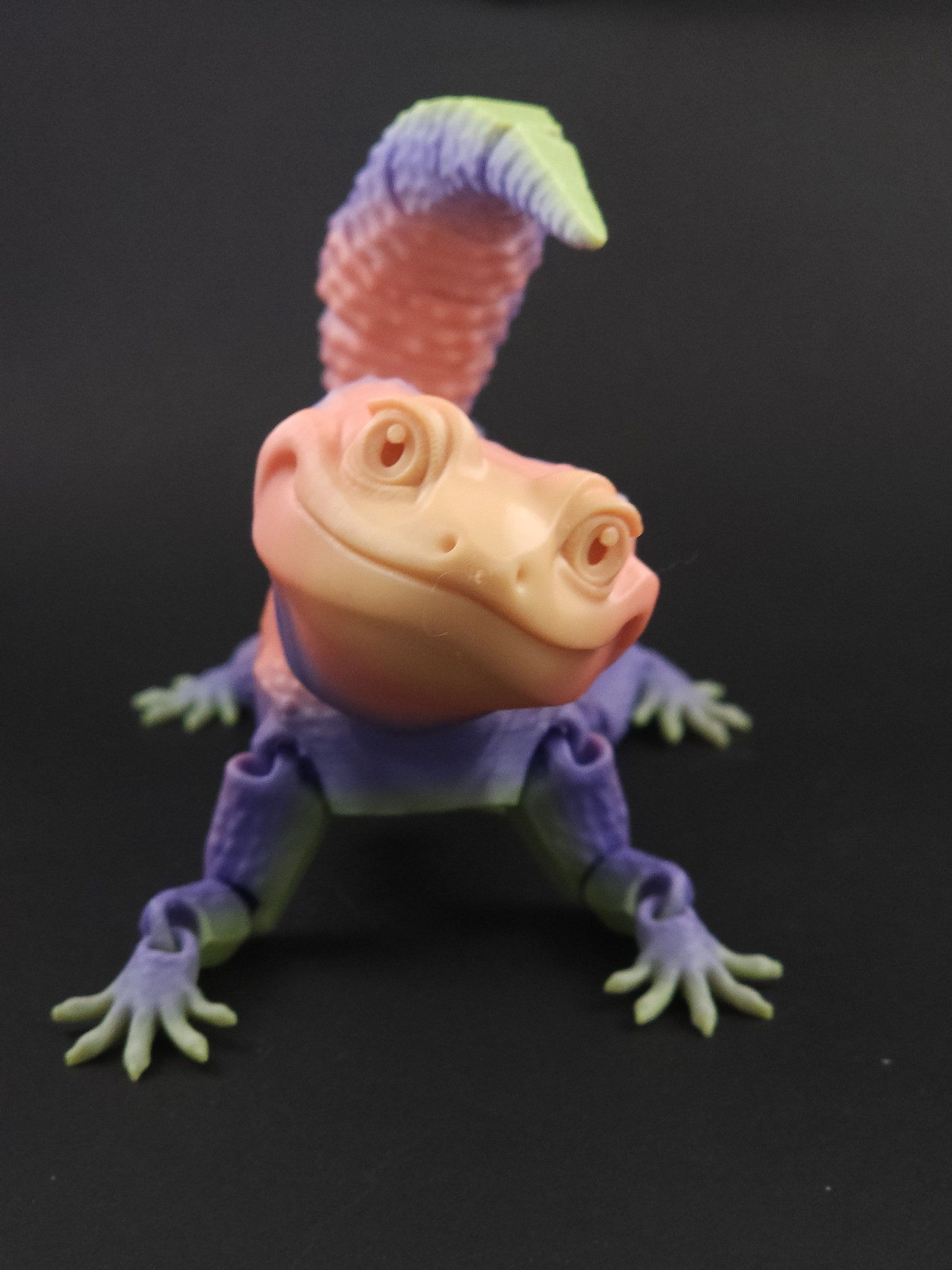 Leopard Gecko Lizard 3d Printed Fidget Desk Toy Statue Tank Topper ...