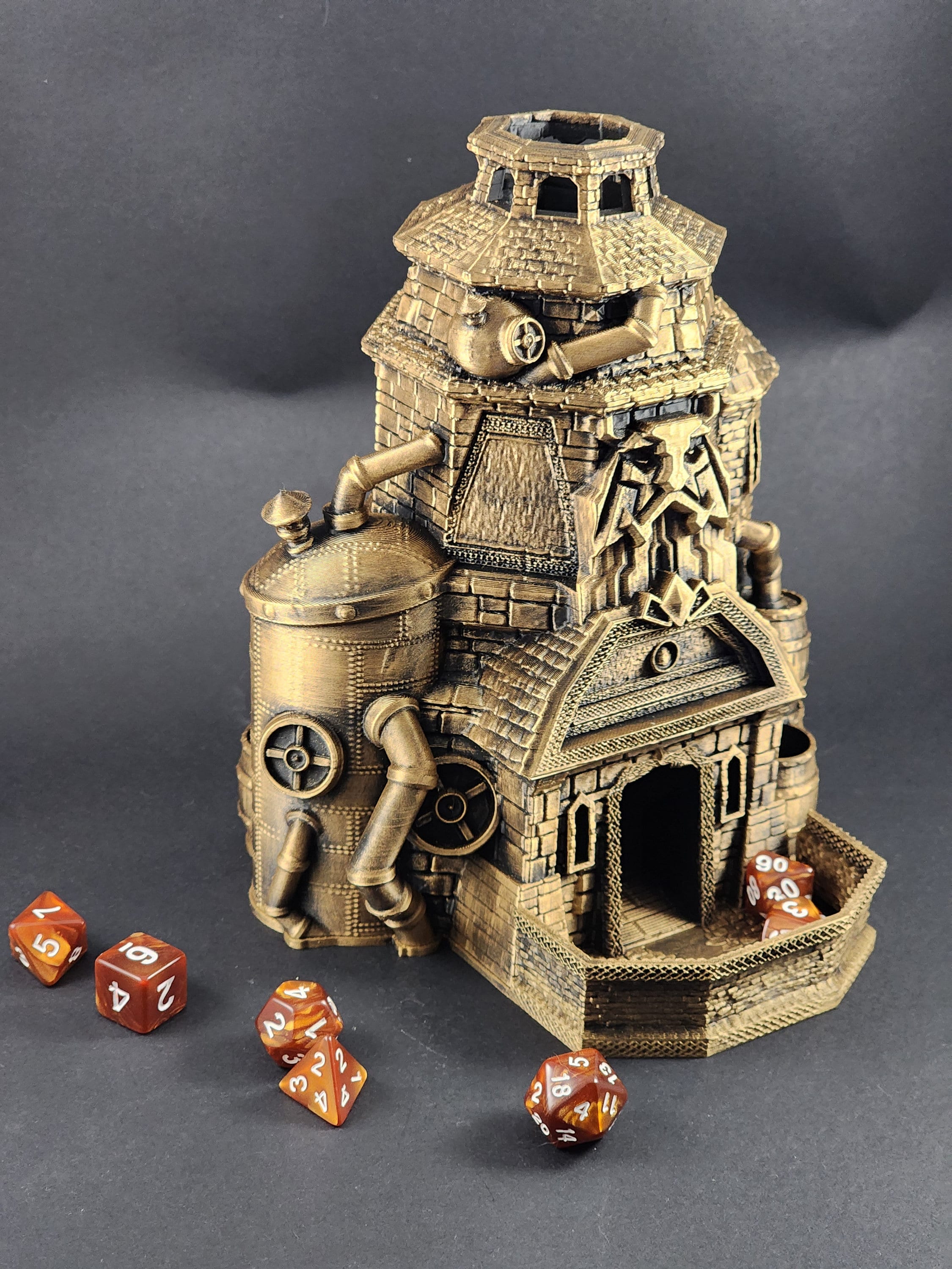 Dwarven Brewery Dice Tower Steampunk Dice Roller Tabletop Game Dnd ...