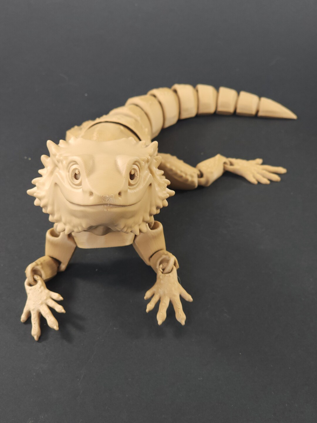 Bearded Dragon 3d Printed Fidget Desk Toy Statue Tank Topper Figure ...