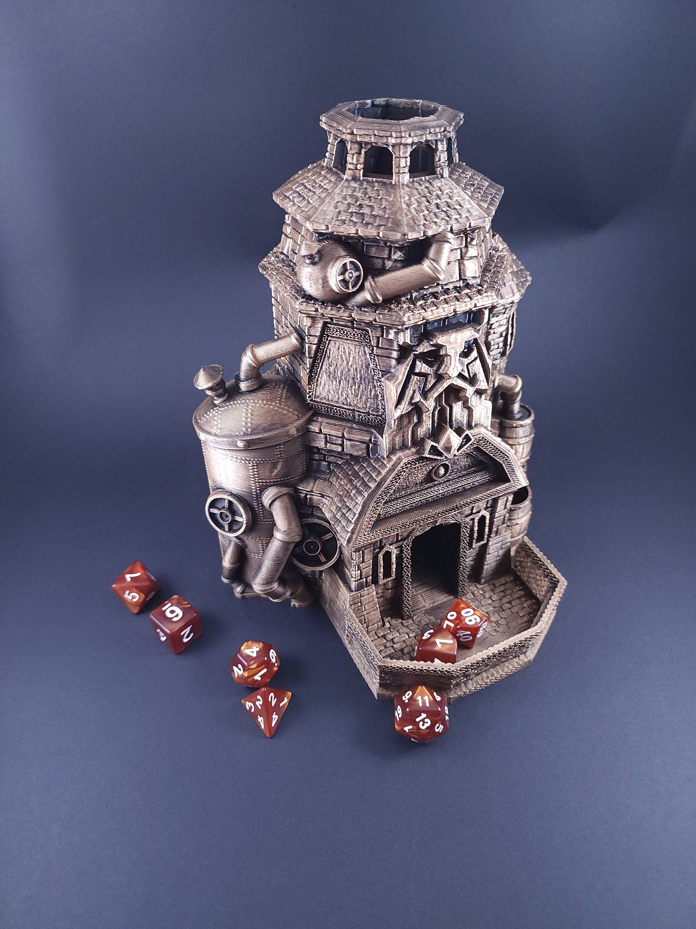 Dwarven Brewery Dice Tower Steampunk Dice Roller Tabletop Game Dnd ...