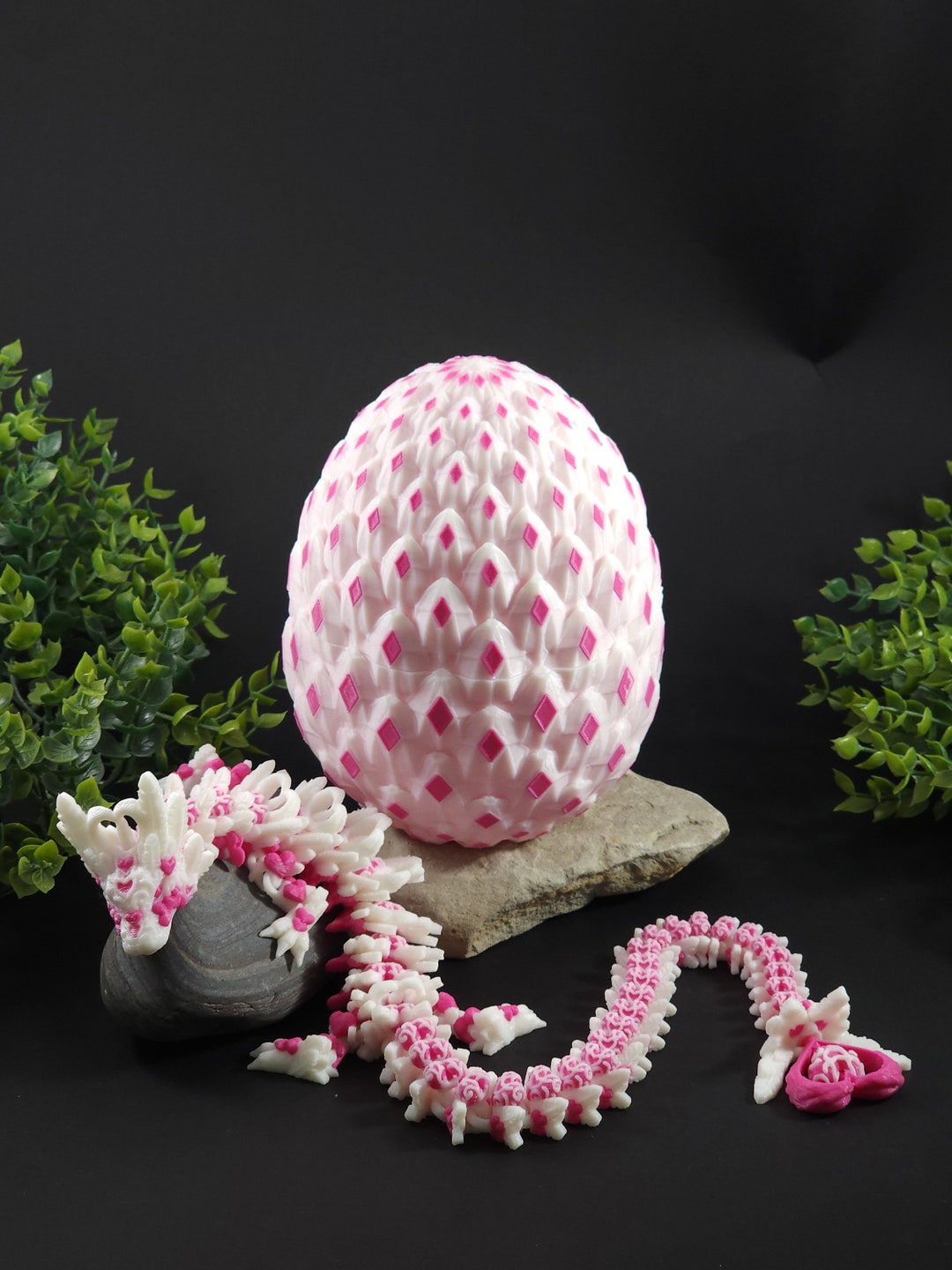 Heart Feather Dragon Egg Articulated Love Dragon Fidget Toy Decoration ...