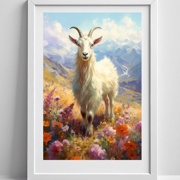 Goat Poster - Etsy