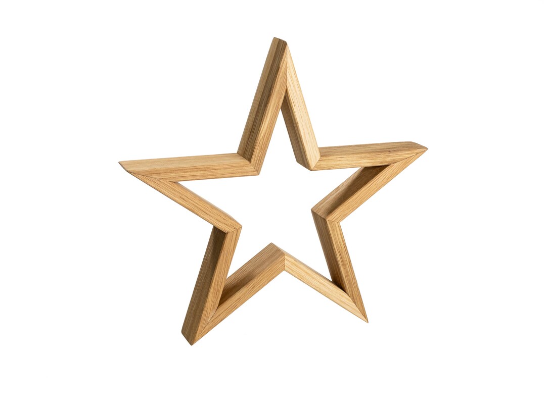 Christmas Star Solid Wood From Small to Large, Everything is Included ...