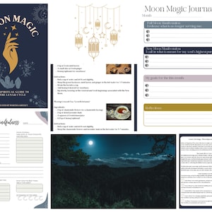 Moon Magic, Spiritual Guide to Lunar Cycle, Moon Ebook, Sisterhood ...