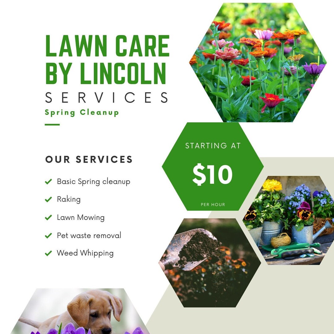 Spring Lawn Care, Spring Yard Care, Spring Clean Up - Etsy