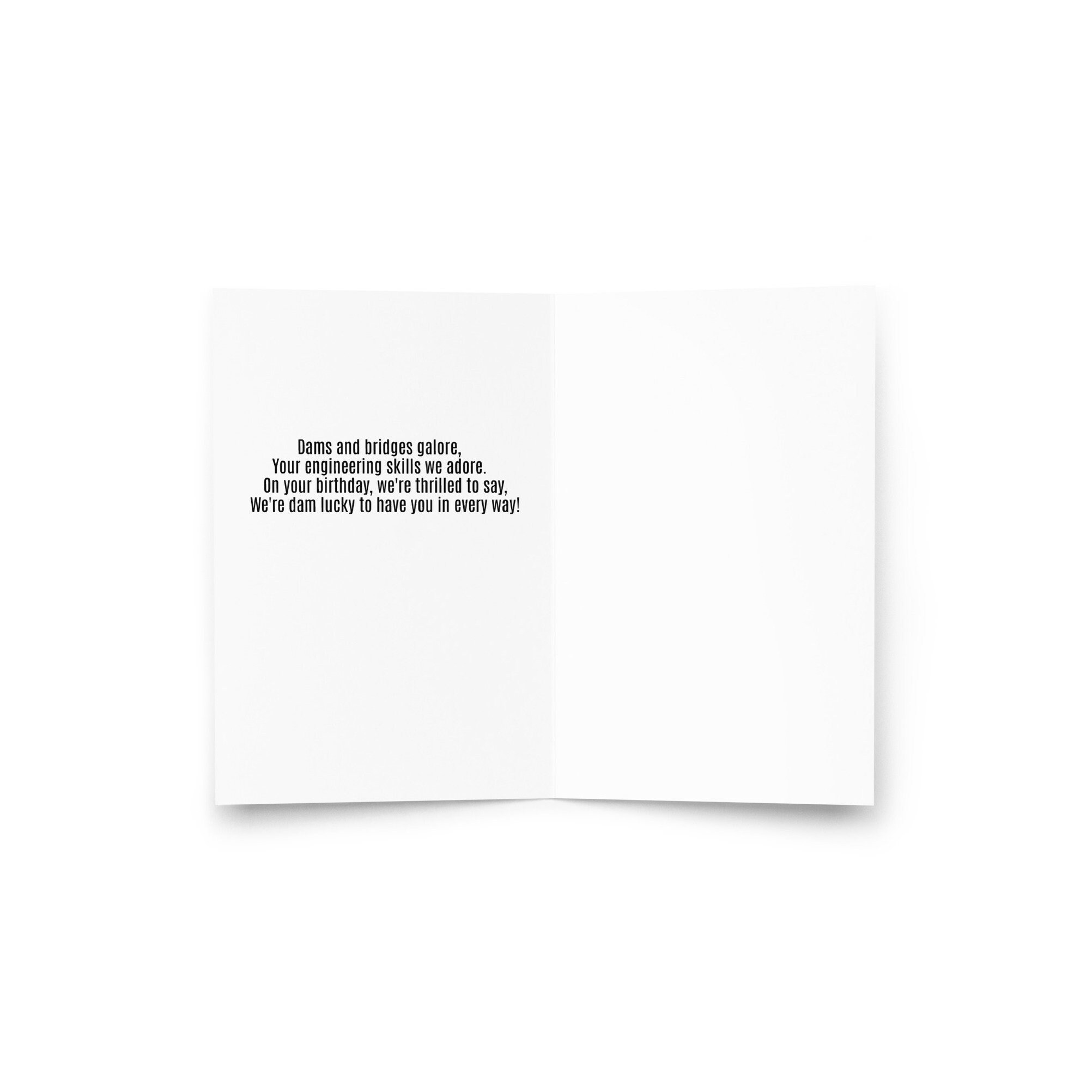 Civil Engineering Birthday Card, Happy Birthday Card for Engineer ...