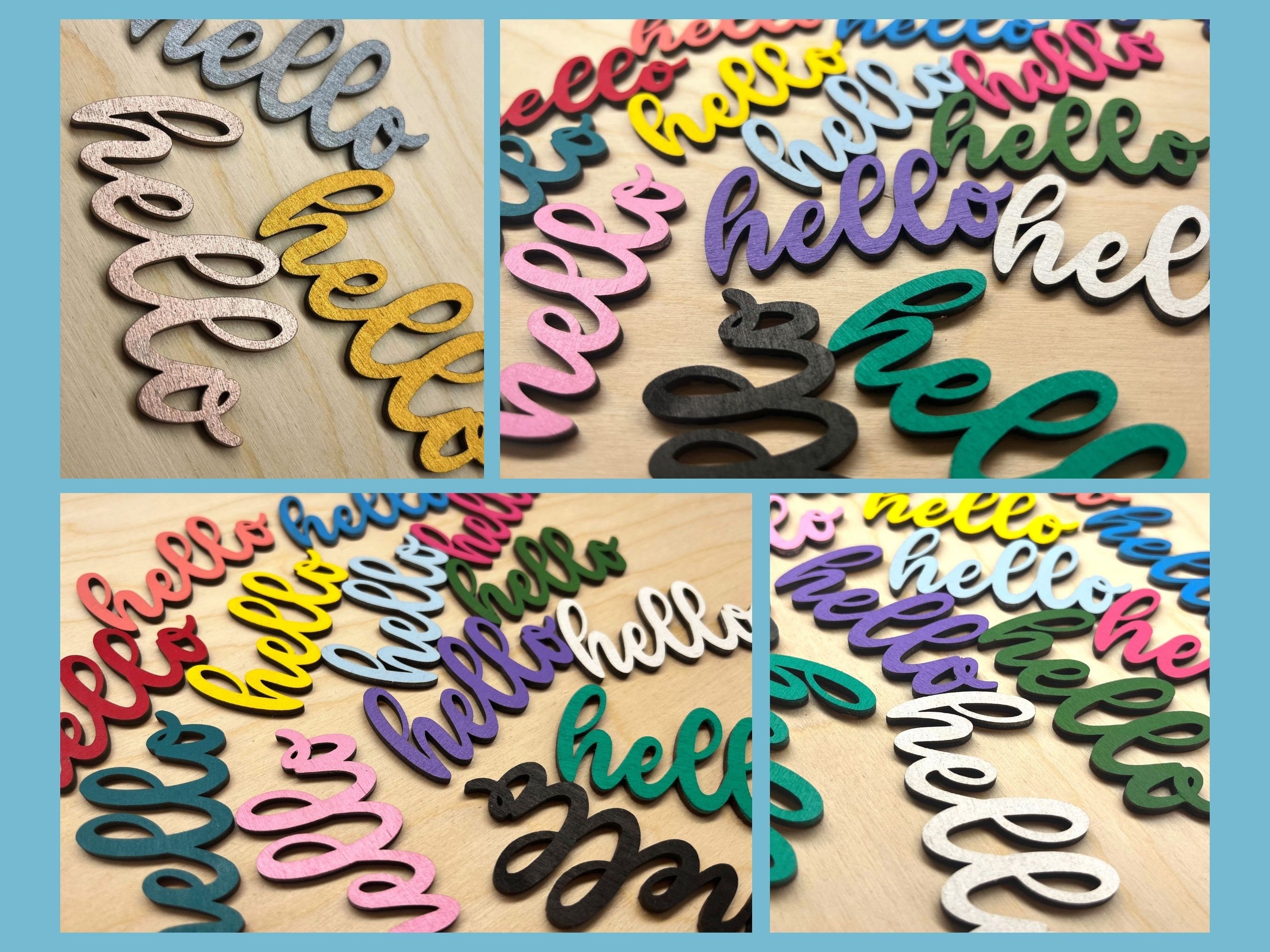 3D Baby Stat Signs Wooden Baby Signs Announcement Sign Custom Colorful ...