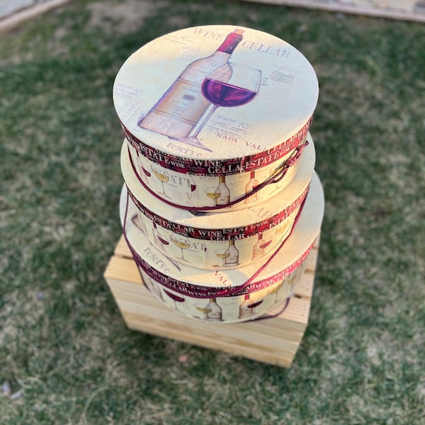 Vintage Hat Box - Etsy