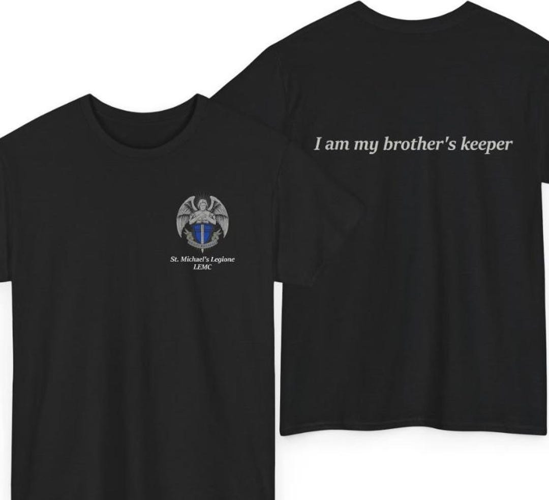 US Shipping- SMLE I Am My Brother's Keeper Back Beati Pacifici Front - Etsy