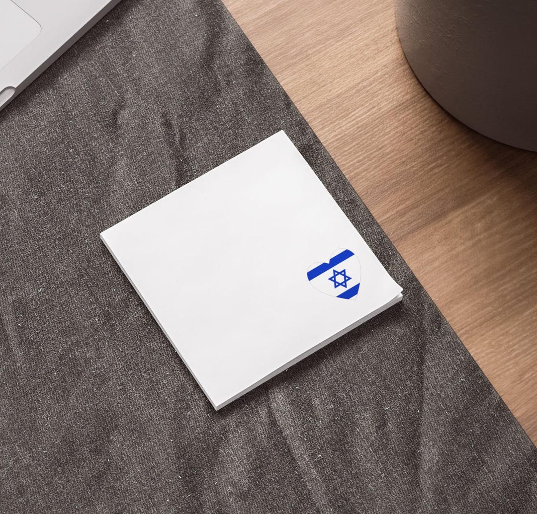 Israeli Flag Post-it® Note Pads - Etsy