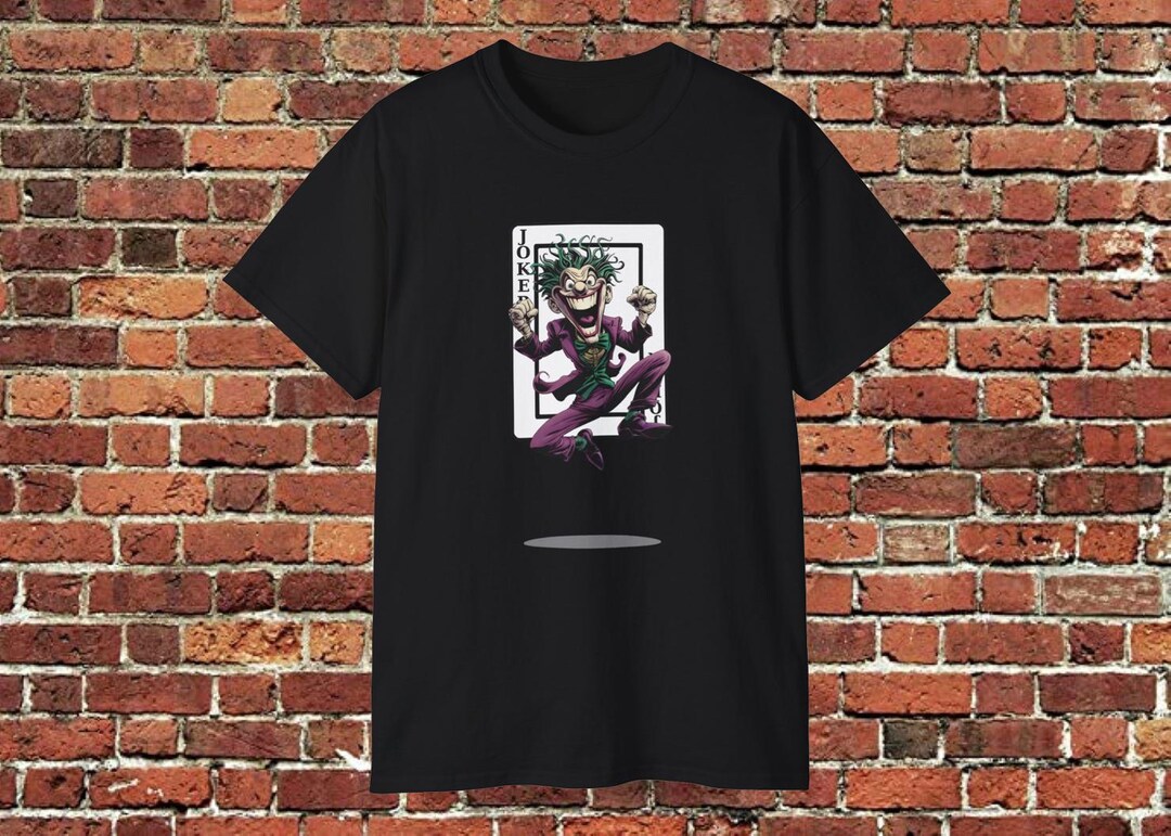 Joker Jumping off Card T-shirt - Etsy