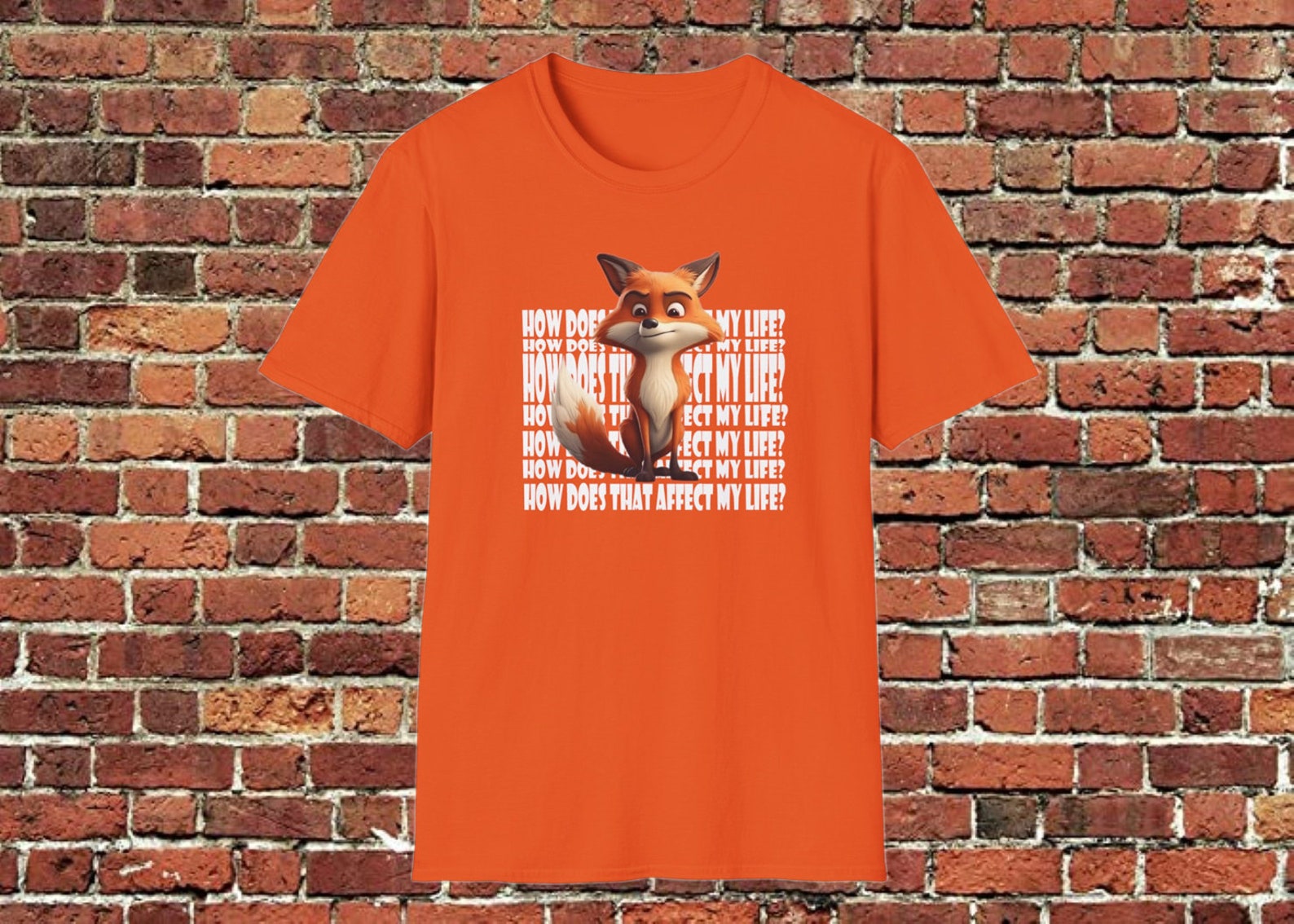 Fox T-shirt - Etsy