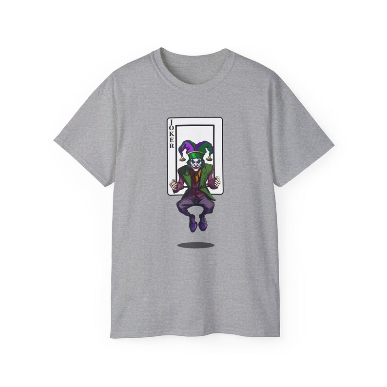 Joker Jumping off Card T-shirt - Etsy