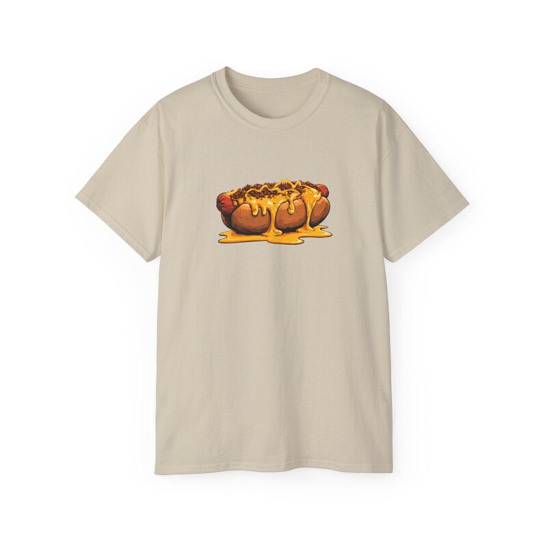 Chili Hot Dog T-shirt - Etsy