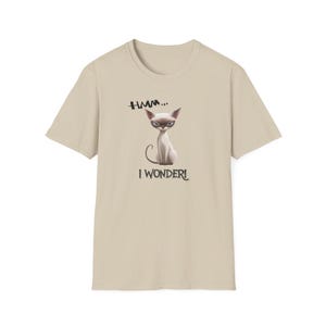 Cat Hmm I Wonder T-shirt - Etsy