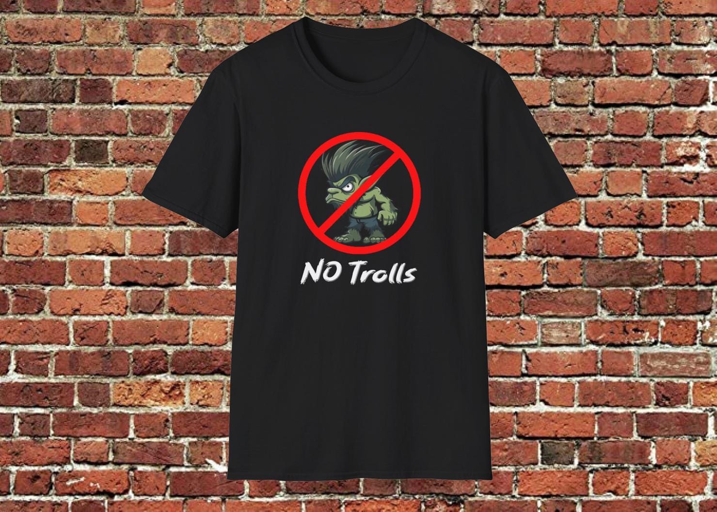 No Trolls T-shirt - Etsy