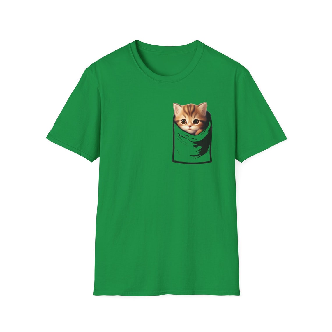 Kitten in Pocket T-shirt - Etsy
