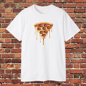 Pizza Pepperoni T-shirt - Etsy