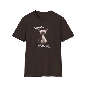 Cat Hmm I Wonder T-shirt - Etsy