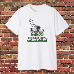 Grass Cutting T-shirt - Etsy