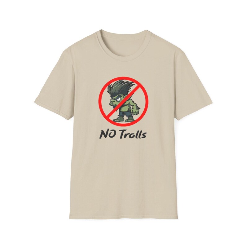 No Trolls T-shirt - Etsy