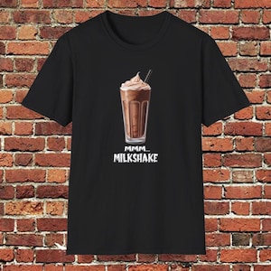 Chocolate Milkshake T-shirt - Etsy