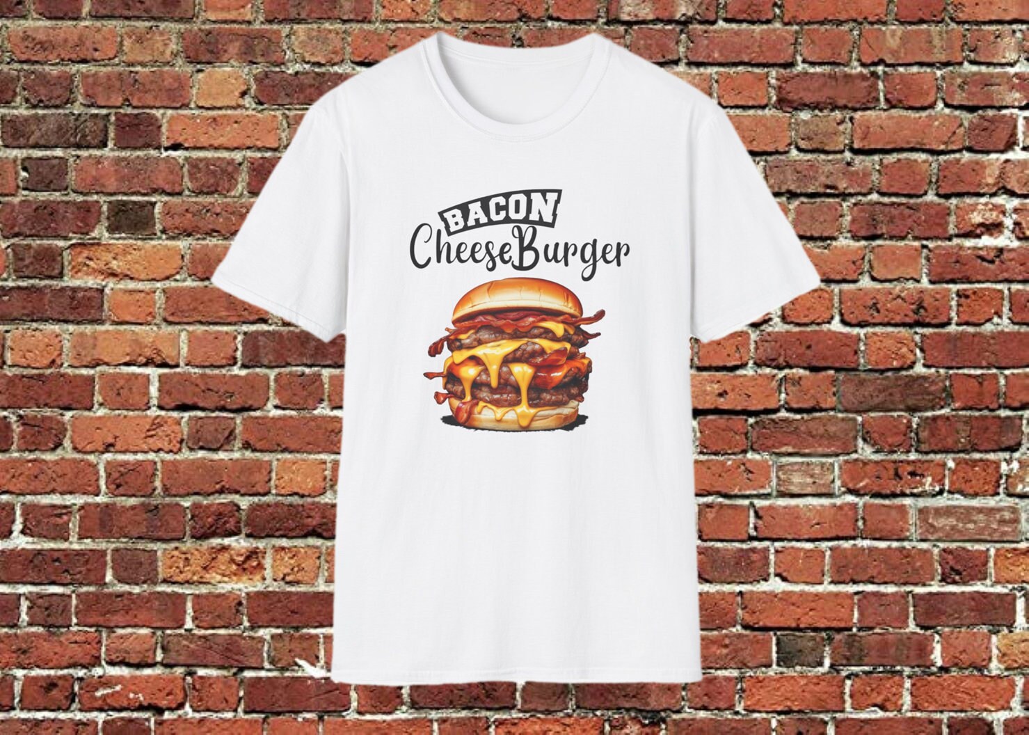 Bacon Cheeseburger T-shirt - Etsy