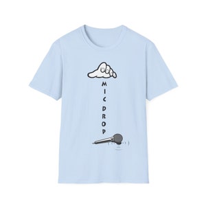Mic Drop T-shirt - Etsy