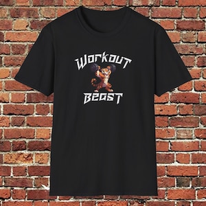Workout Beast T-shirt - Etsy
