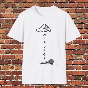 Mic Drop T-shirt - Etsy